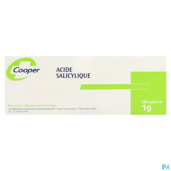 Cooper acide salicylique sachet 1g 100 | Aesiel